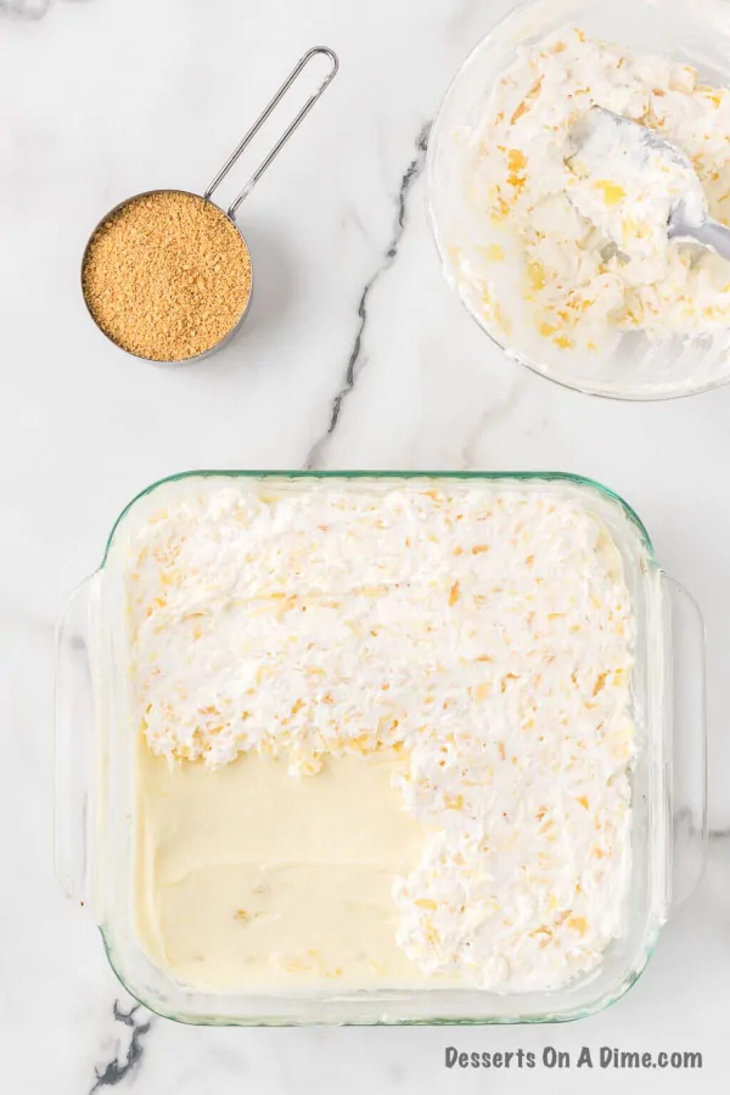 Pineapple Dream Dessert - Desserts on a Dime