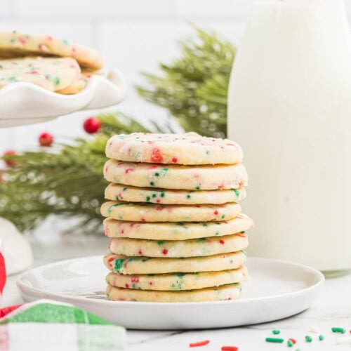 Shortbread Christmas Cookies - Desserts on a Dime