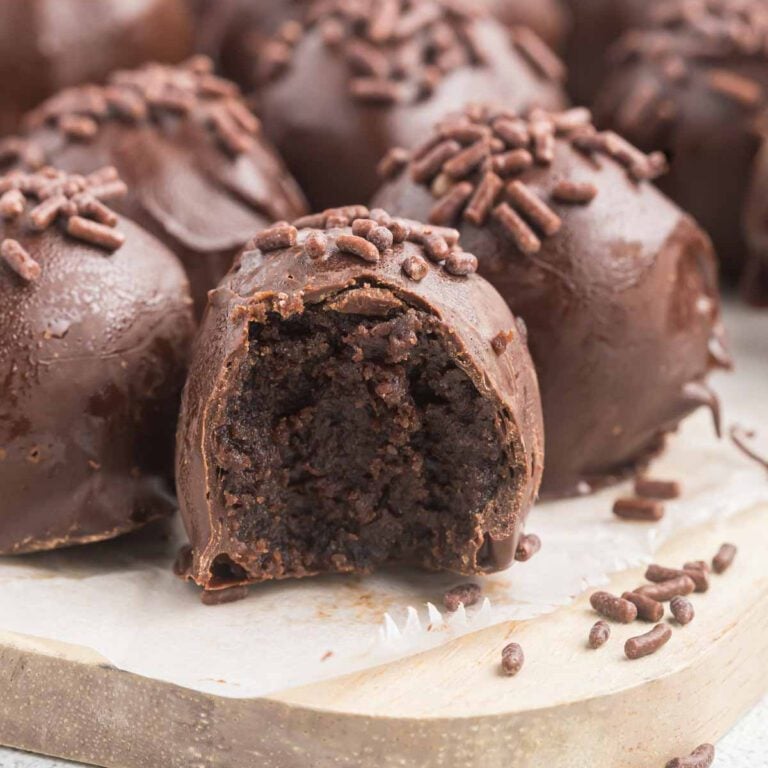 Brownie Truffles - Desserts on a Dime