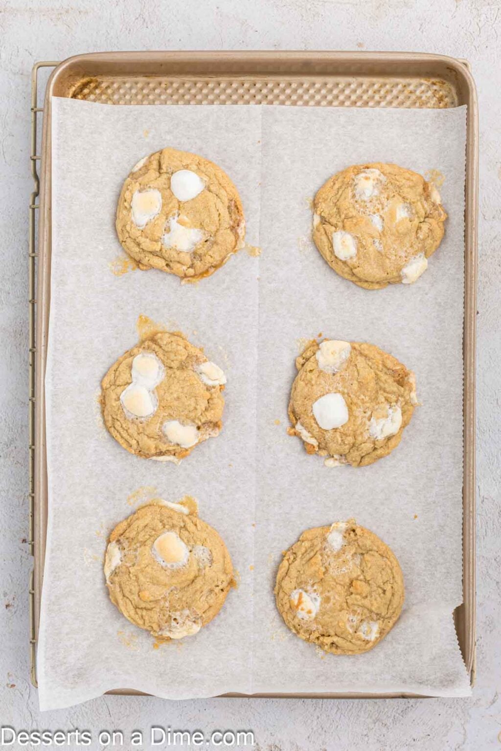 Marshmallow Cookies - Desserts on a Dime