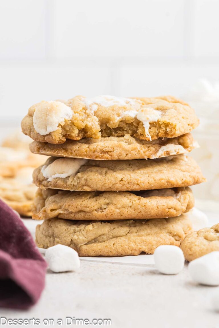 Marshmallow Cookies - Desserts on a Dime