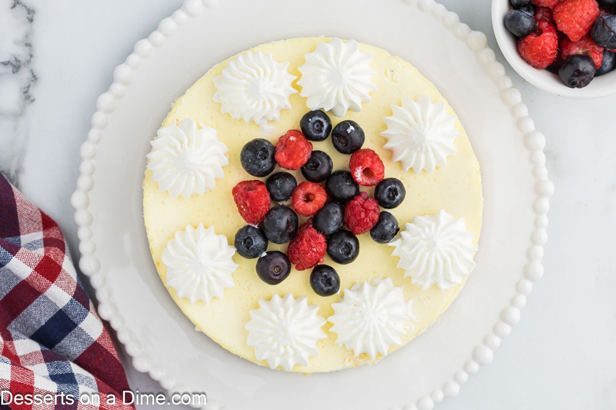 Cottage Cheese Cheesecake - Desserts on a Dime