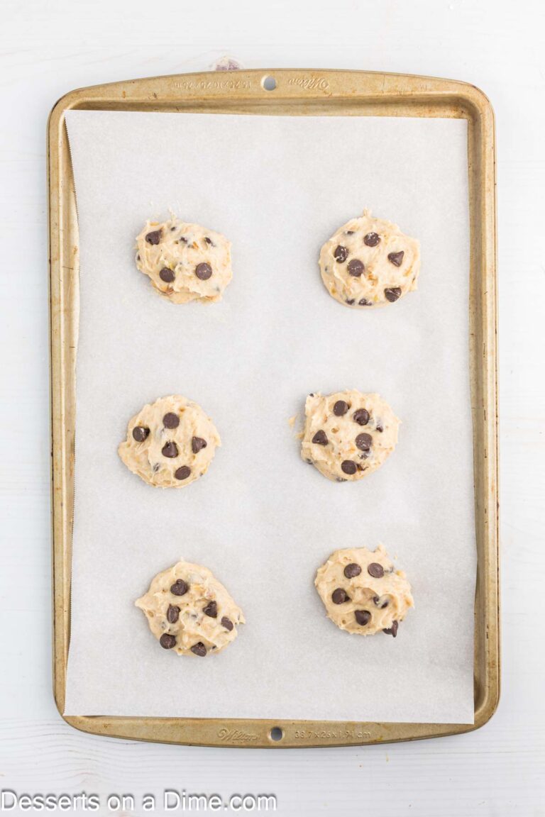Banana Cookies - Desserts on a Dime