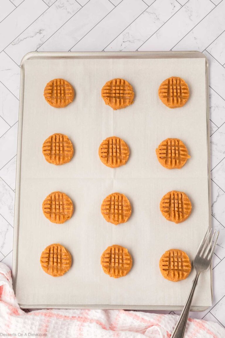 3 Ingredient Cookies - Desserts on a Dime