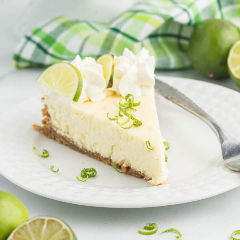 Key Lime Cheesecake - Desserts on a Dime