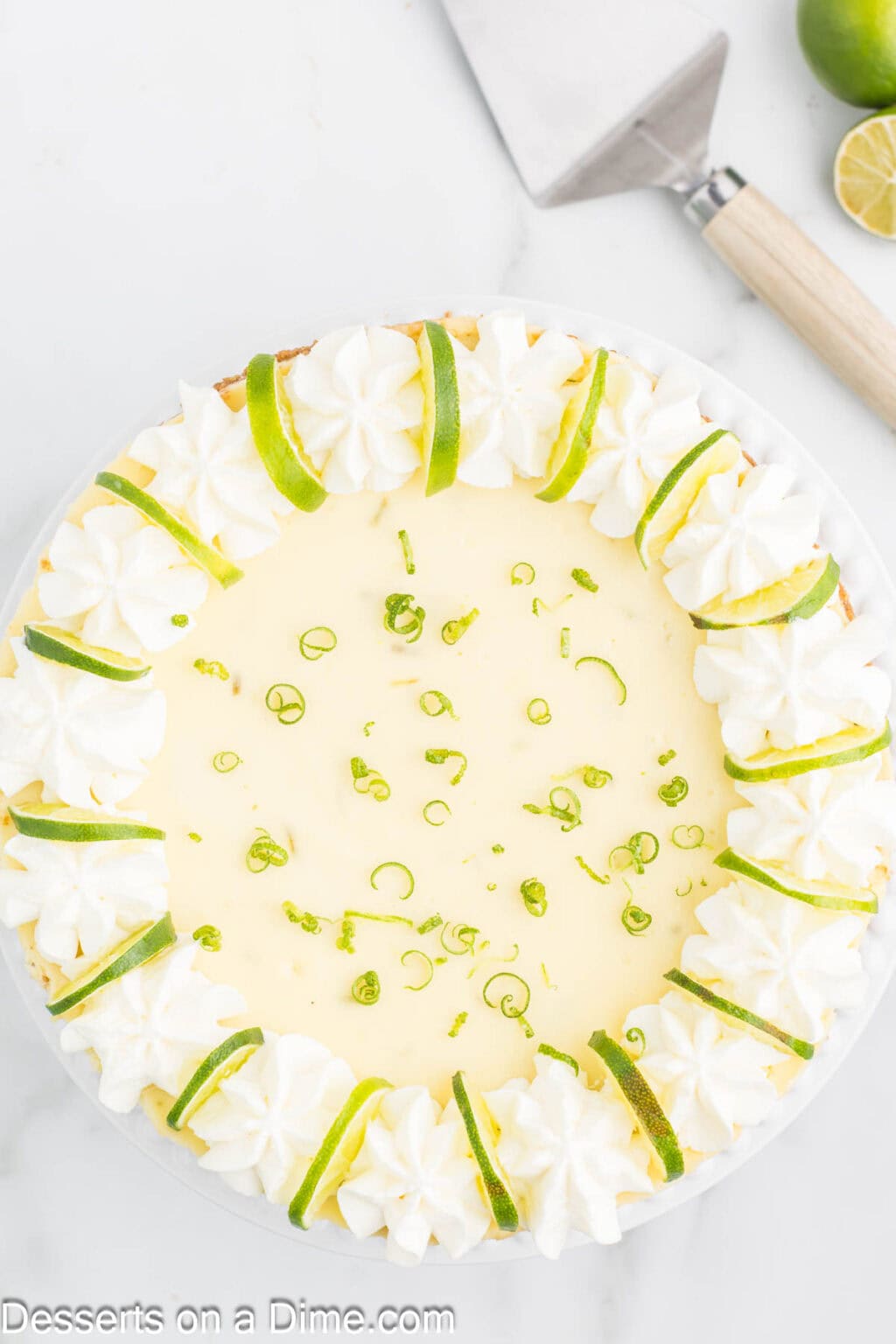 Key Lime Cheesecake - Desserts on a Dime