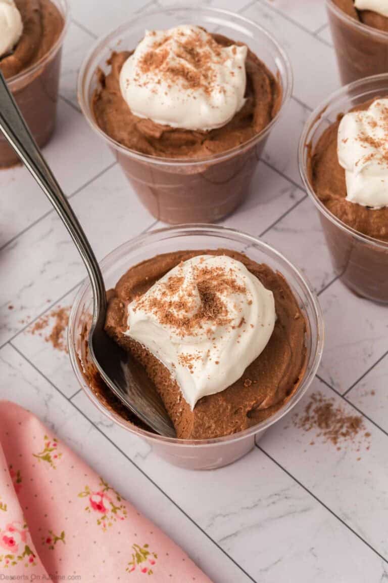 Chocolate Mousse Cups - Desserts on a Dime